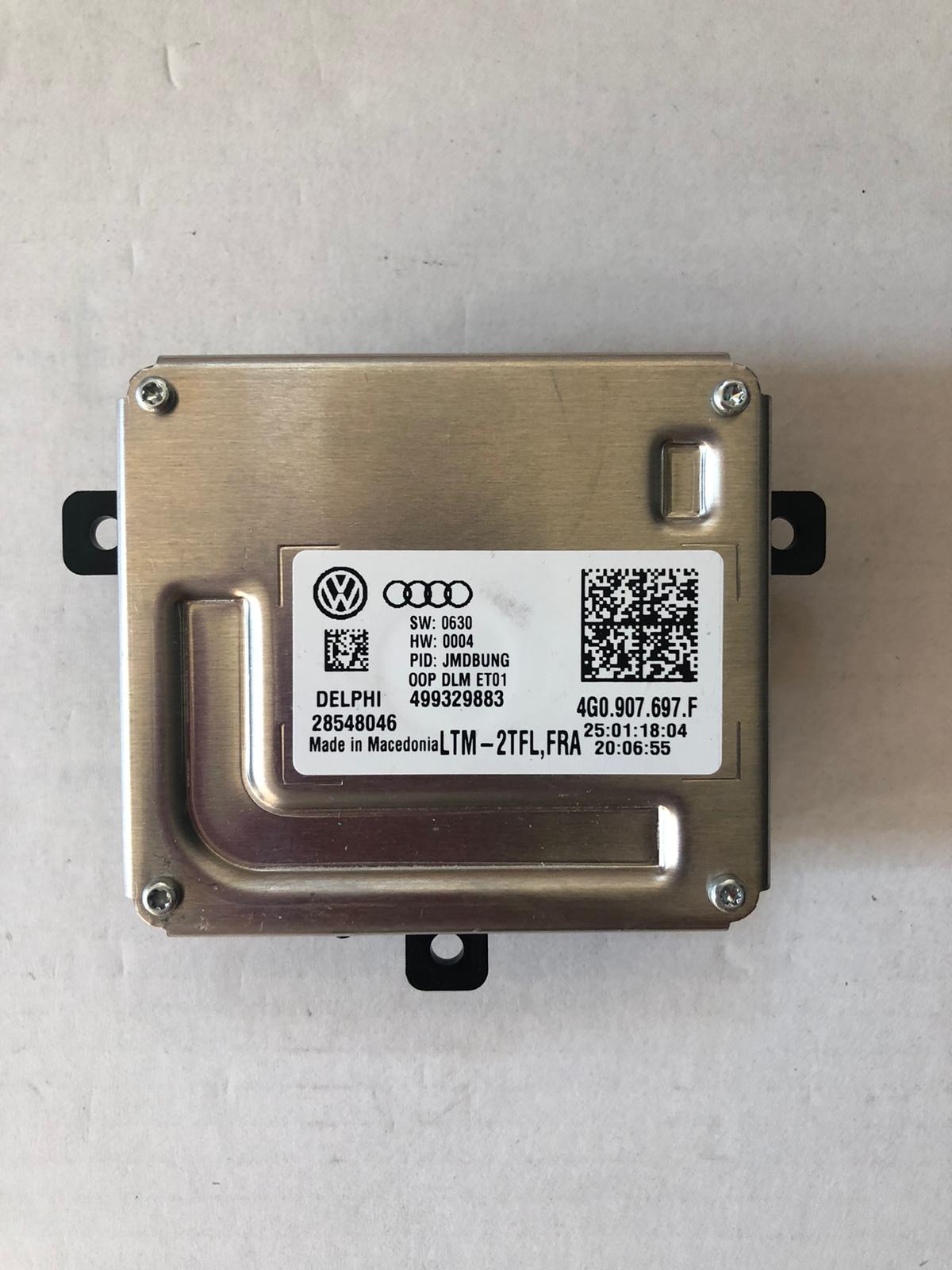 Original Audi VW Skoda Seat headlight LED light control unit 4G0907697F